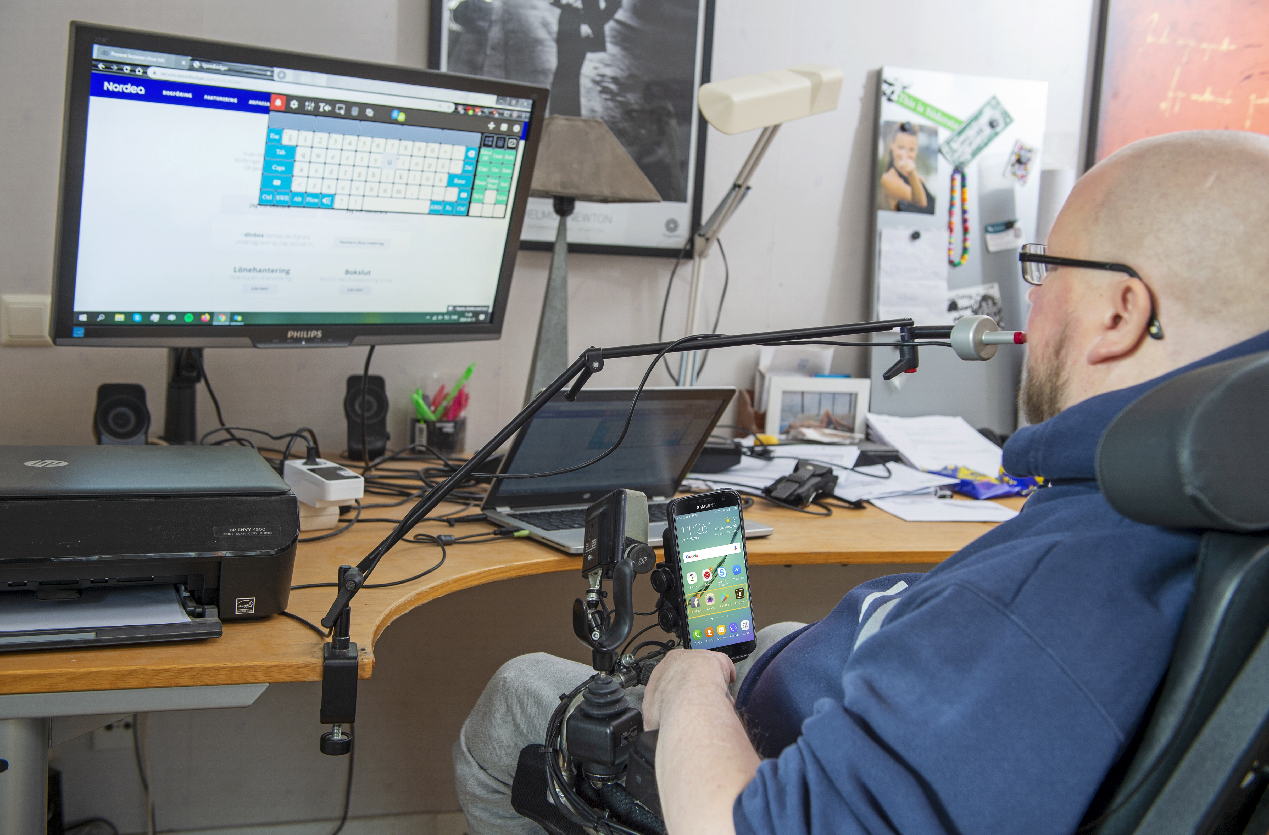 Med GEWA Connect blir Tero mer självständig | Abilia